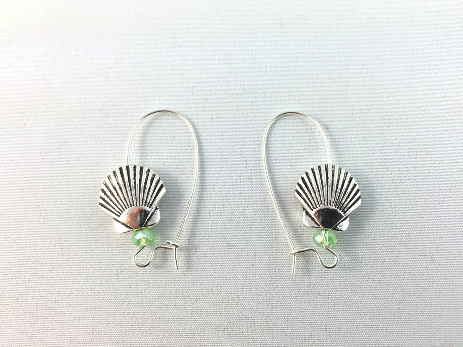 Seashell Earrings Sea Shell Earrings Seaside Jewelry | Etsy