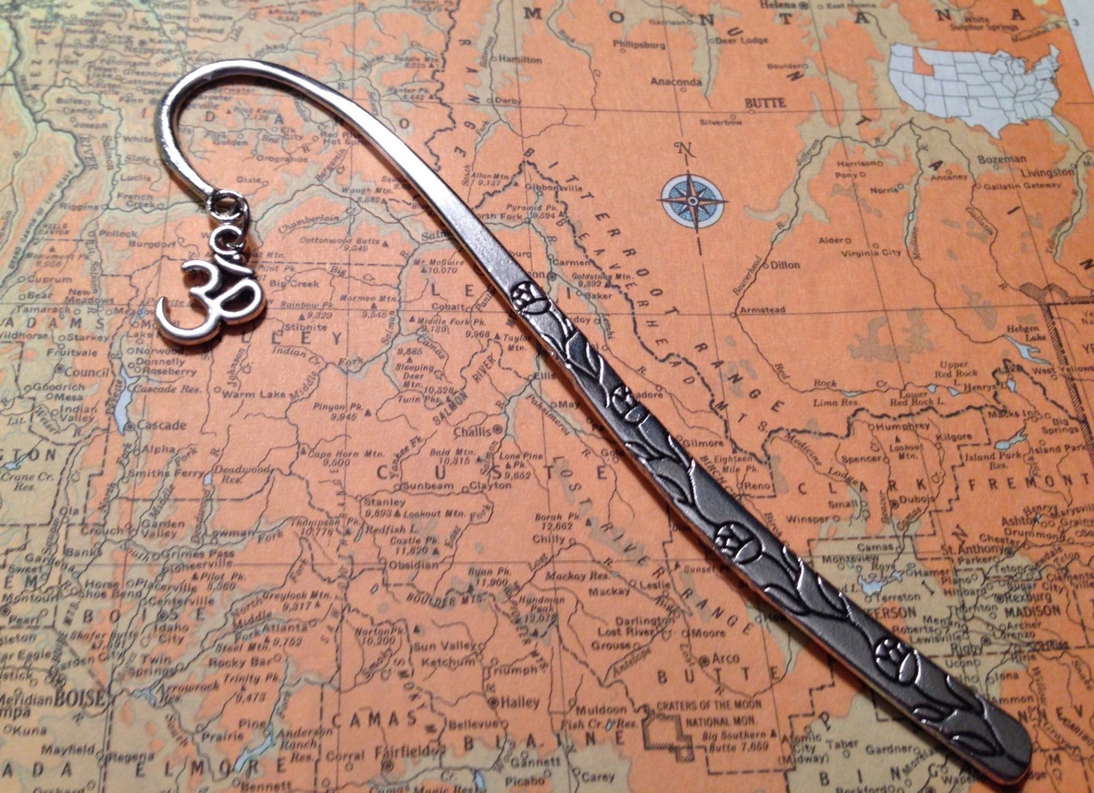 Om Bookmark Om Symbol Bookmark Yoga Book Mark - Etsy