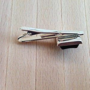 Keyboard Tie Clip With Desktop Computer Key of Your Choice - Silver ...