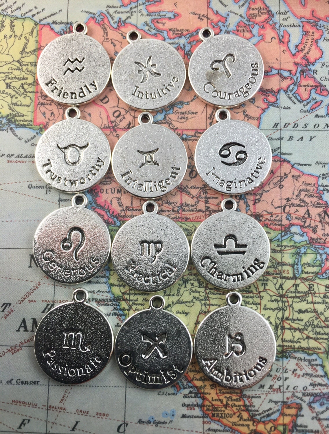 Astrology Sign Bookmark Astrological Book Mark - Etsy Canada