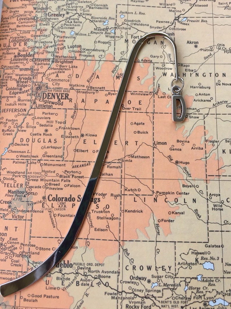 Personalized Alphabet Letter Bookmark With Letter of Your - Etsy Canada