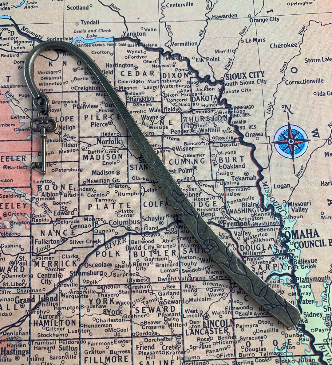 Key Bookmark - Antique Key Bookmark - Etsy