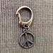 Peace Key Ring Peace Symbol Key Ring Peace Symbol Keychain - Etsy