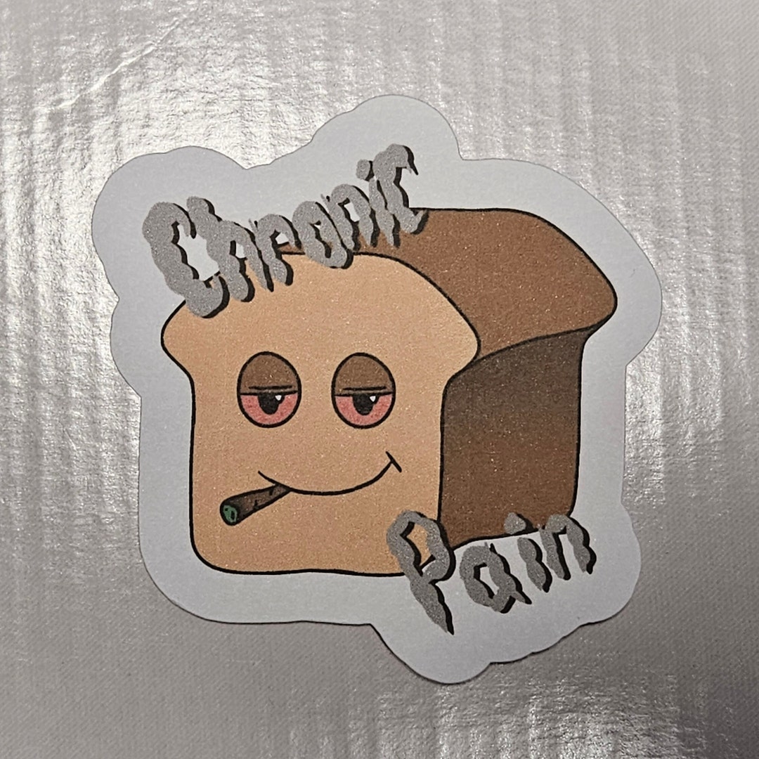 Matte Funny Humor Chronic Pain Decals Sticker Original Design - Etsy