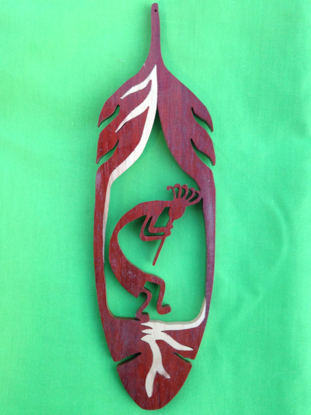 Kokopelli Dancing in Feather - Etsy