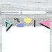 Printable Retro 80's Style Memphis Letter Writing Pages : Digital ...