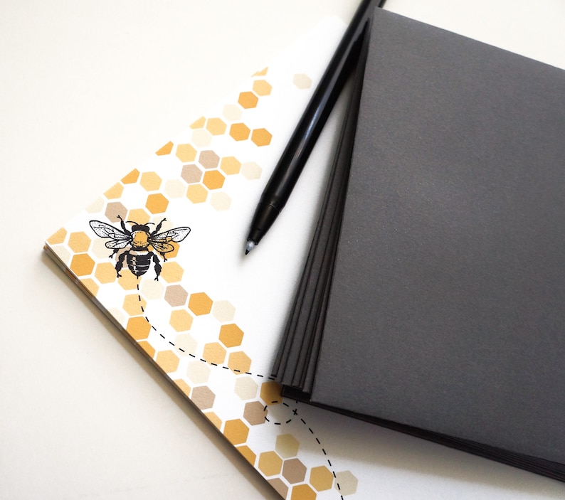 Printable Bumble Bee Honeycomb Letter Writing Pages : Digital - Etsy