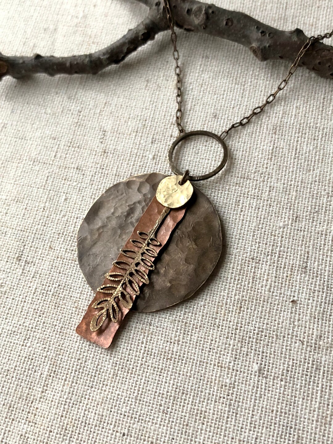 Necklace Antiqued Natural Brass Chain, Lead & Nickel Free ...