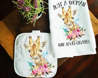 Giraffe towel | Etsy