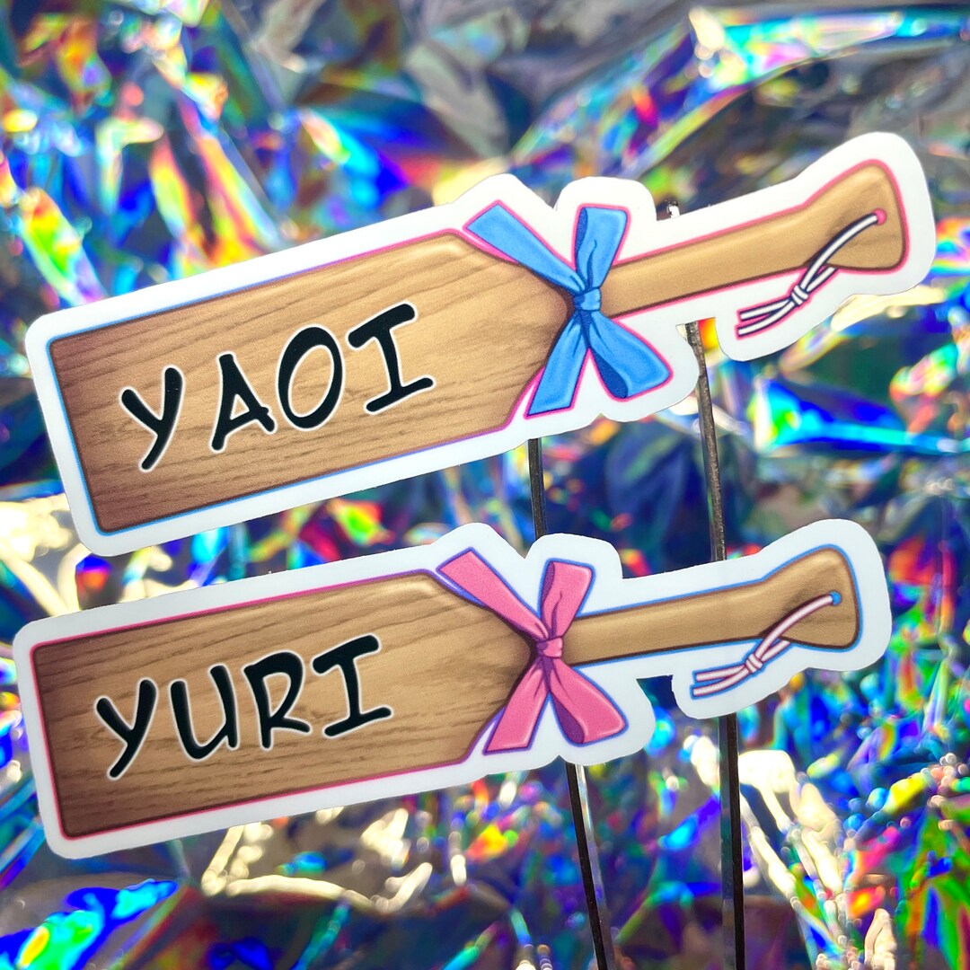 YAOI / YURI PADDLE Stickers - Etsy
