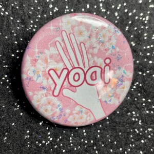 Yoai 1.5" Glitter BUTTON - Etsy
