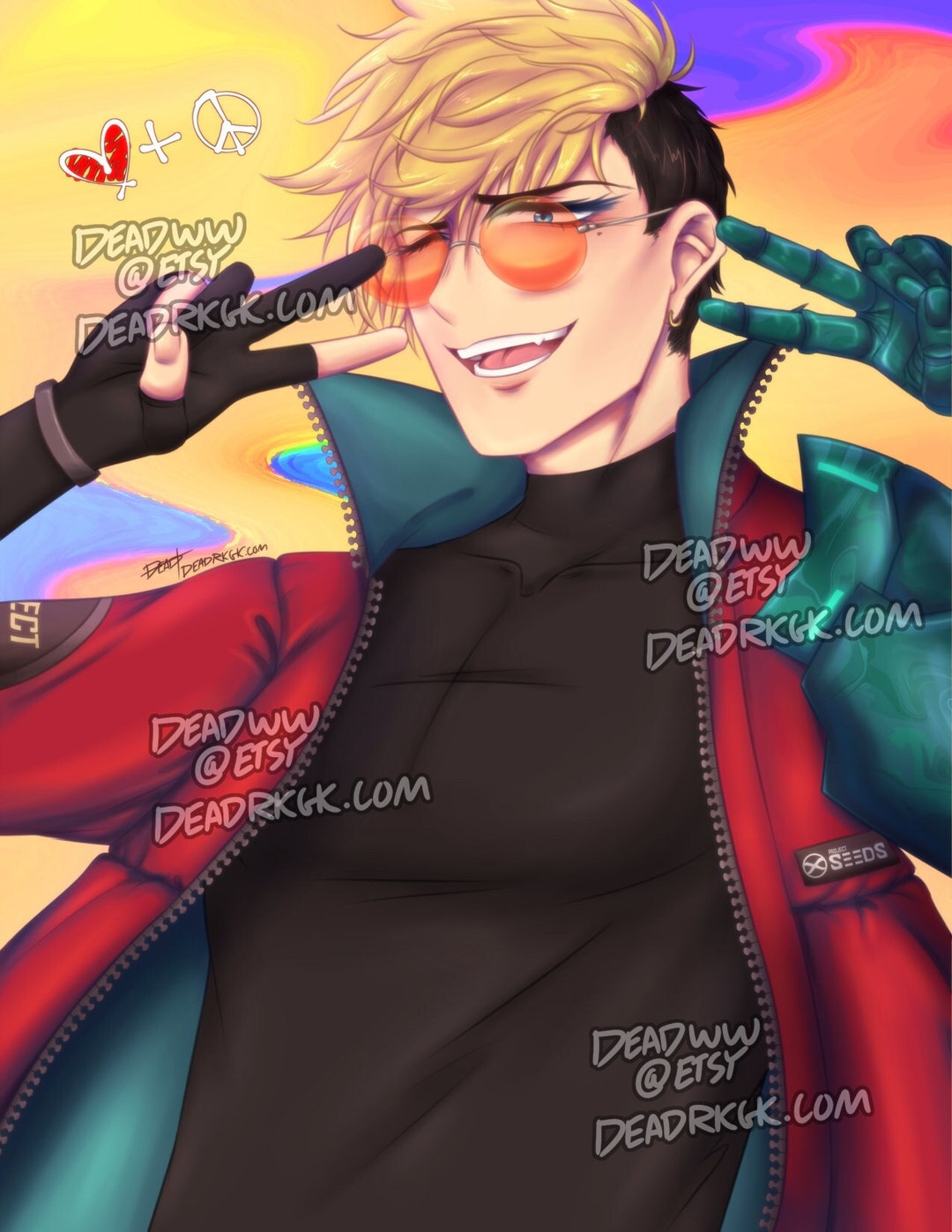 TRISTAMP Vash the Stampede 8.5x11 Print - Etsy