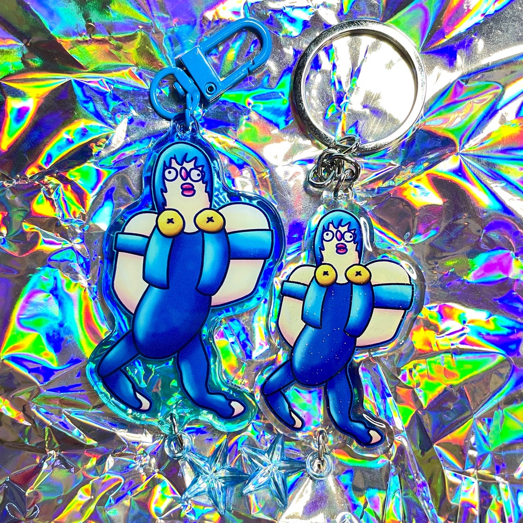 AOBA CAKE 2.5/3" Glitter and Gradient Acrylic Charms [double Sided ...