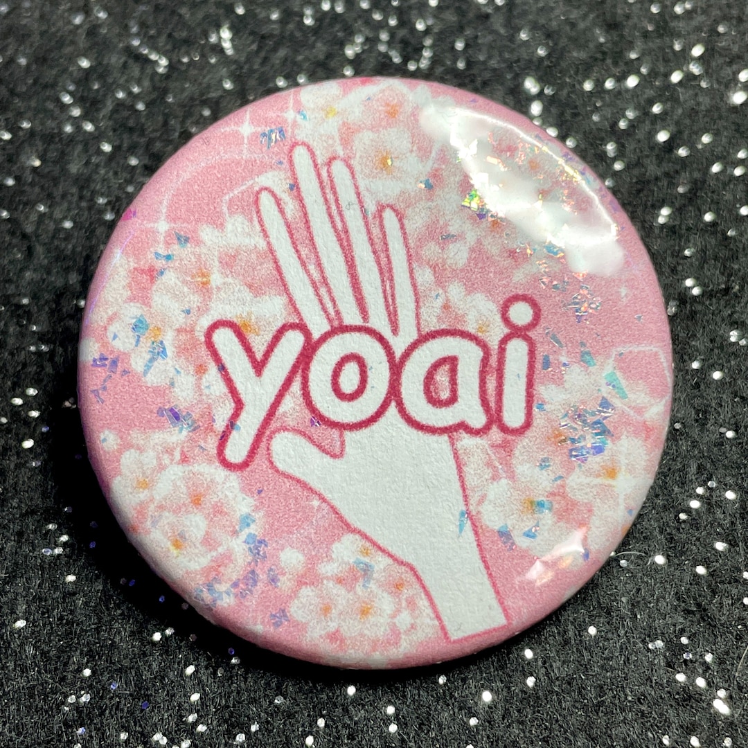 Yoai 1.5 Glitter BUTTON - Etsy