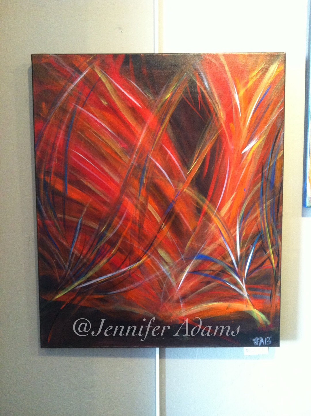 Campfire, Fire, Flames, Flame, Abstract Art, Abstract, Art, Ready to ...