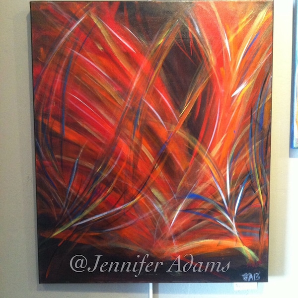Flame Painting - Etsy