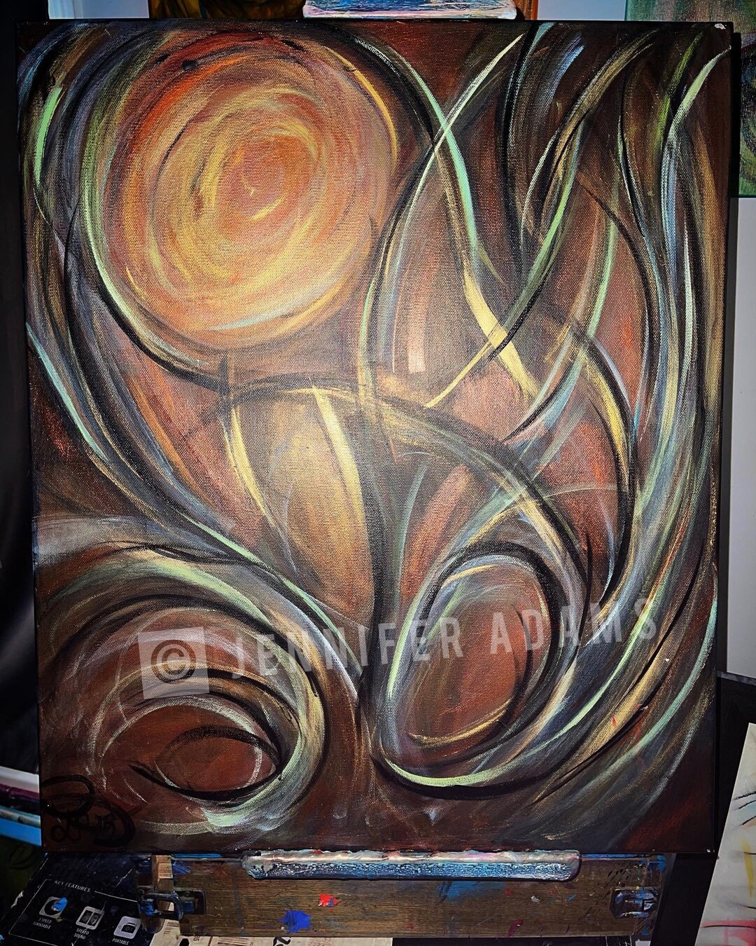 Moonlight, Woods, Creepy, Creepy Woods, Abstract Art, Abstract ...