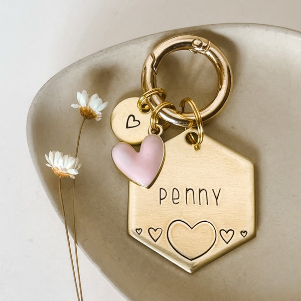 Heart Dog Tag - Etsy