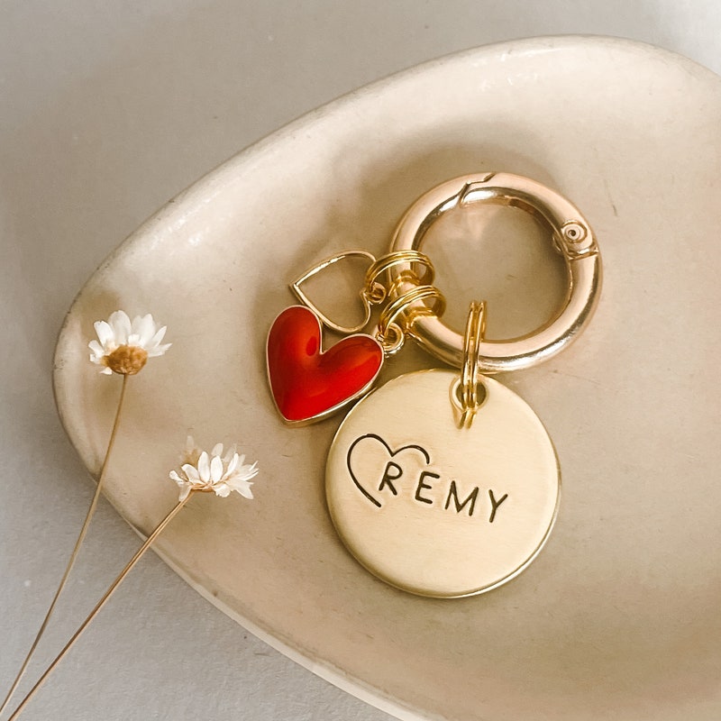 Heart Dog Tag - Etsy