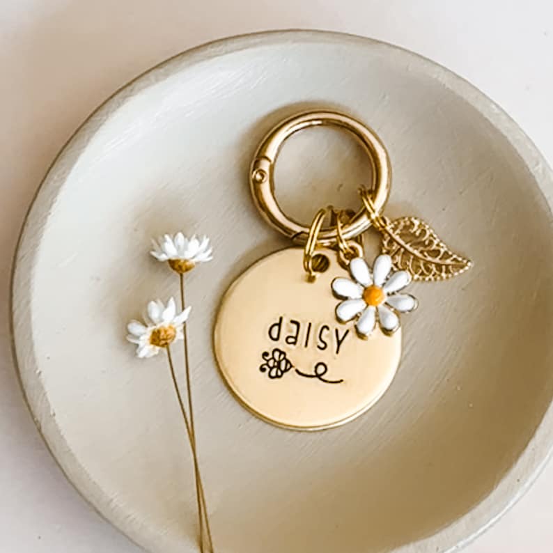 Bee Charm, Flower Charm, Daisy Charm, Charms for Dogs, Pet Charms ...