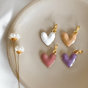Heart Charm, Metal Charms, Charms for Dogs, Pet Charms, Enamel Charms ...