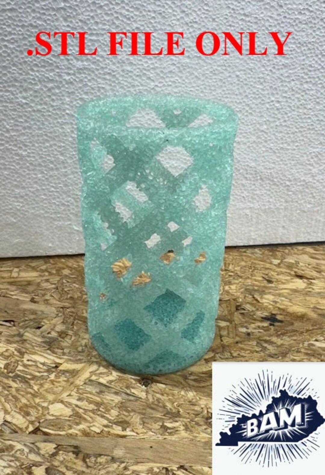 Voronoi Lattice Pencil Tool Holder STL File Only, Paint Brush Holder, Machinist Tool Holder ...