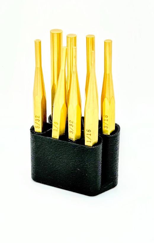 Brass Punch Organizer, Punch Holder, Workbench Storage, Gunsmith Tool ...