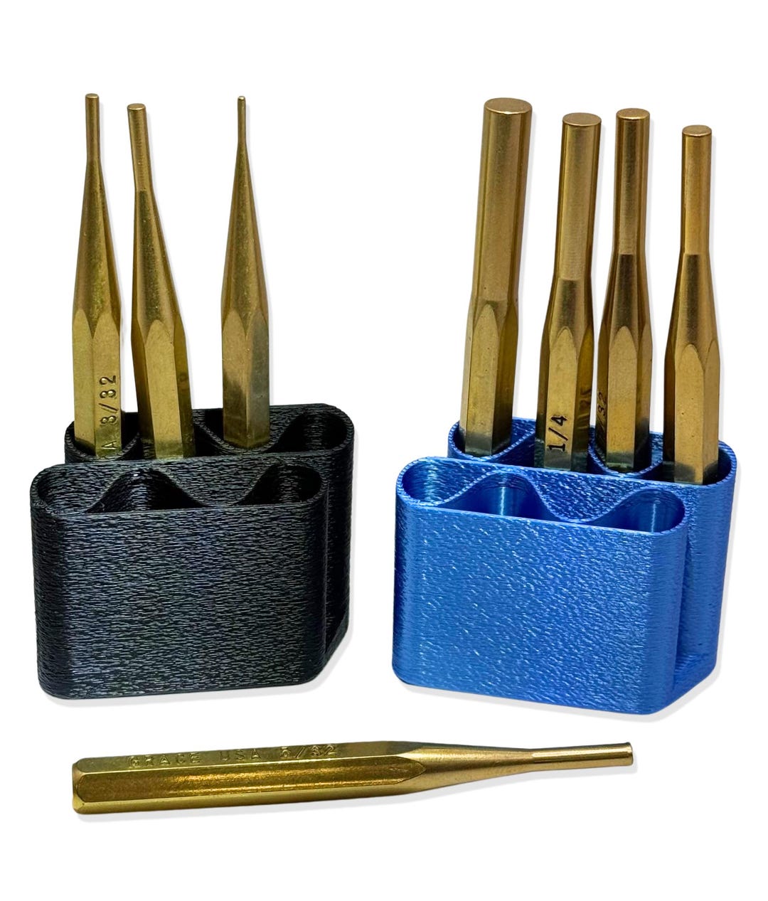 Brass Punch Organizer, Punch Holder, Workbench Storage, Gunsmith Tool ...