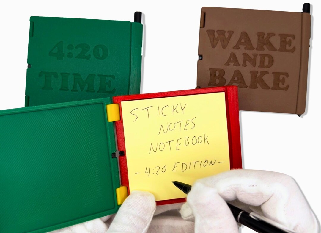 Customizable Weed Theme Sticky Notes Notebook With Pen, Personalized ...