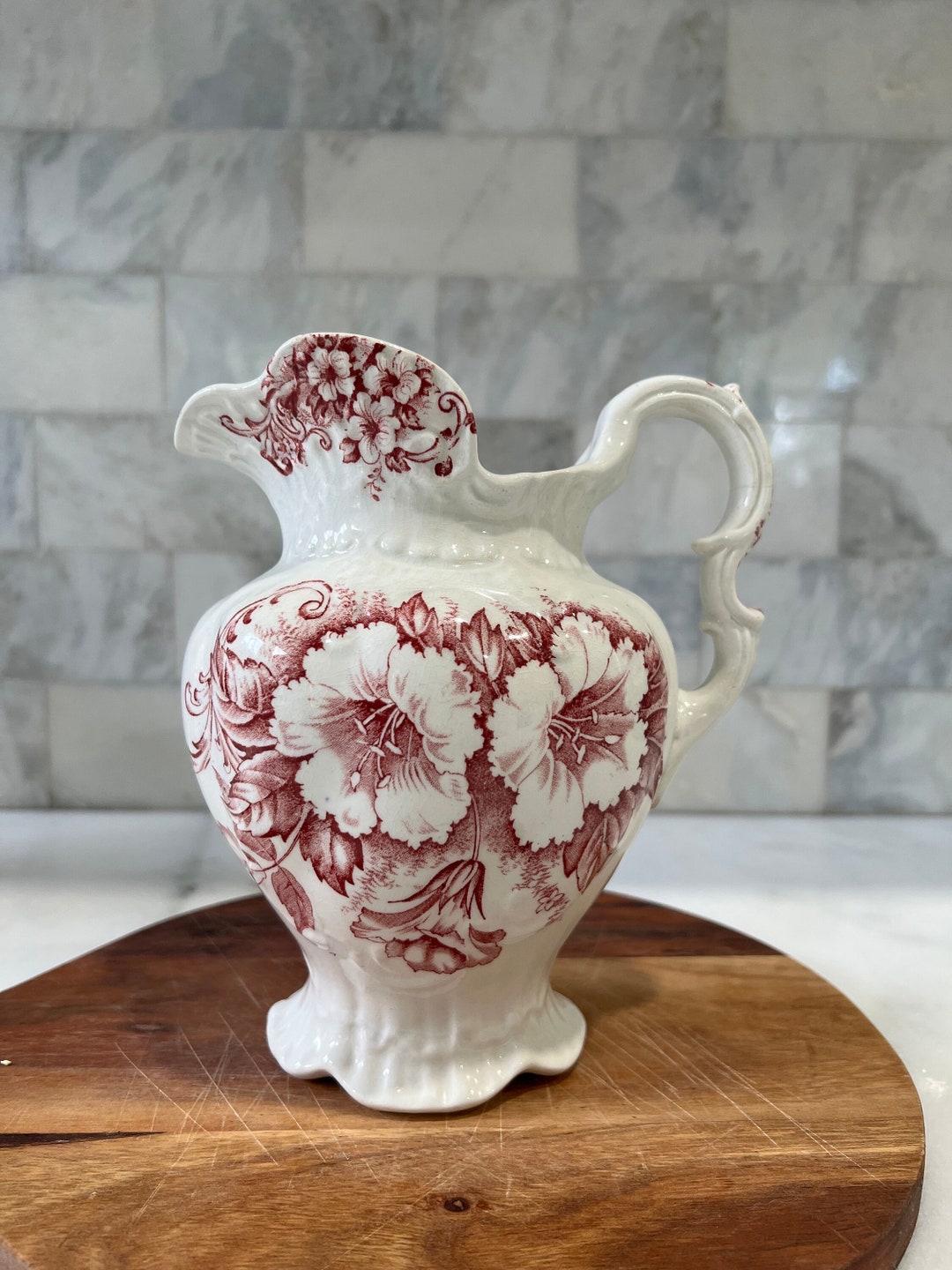 Athena by JH Weatherby Pitcher English Ironstone Pitcher - Etsy