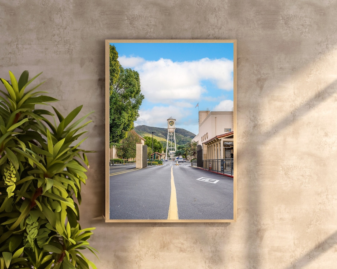 Warner Bros Print | Movie Studios Print, Los Angeles Wall Art Print ...