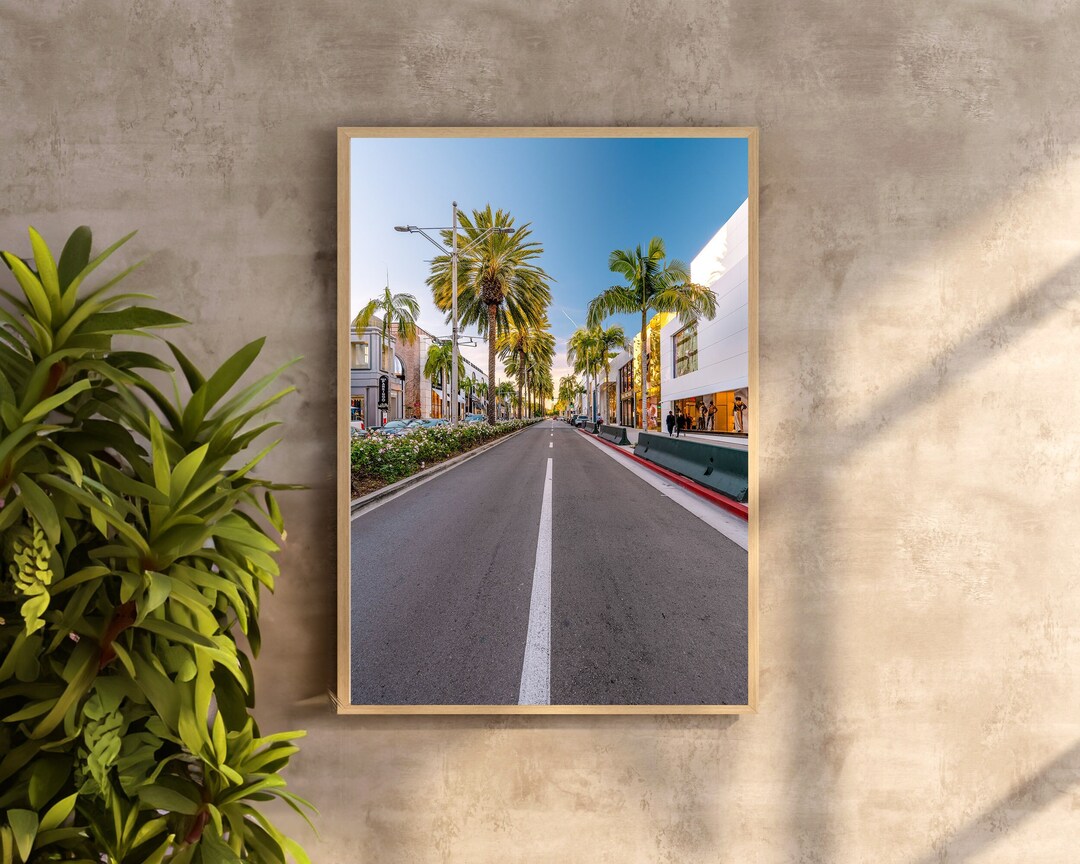 Beverly Hills Print | Beverly Hills Wall Decor, Modern Wall Art ...