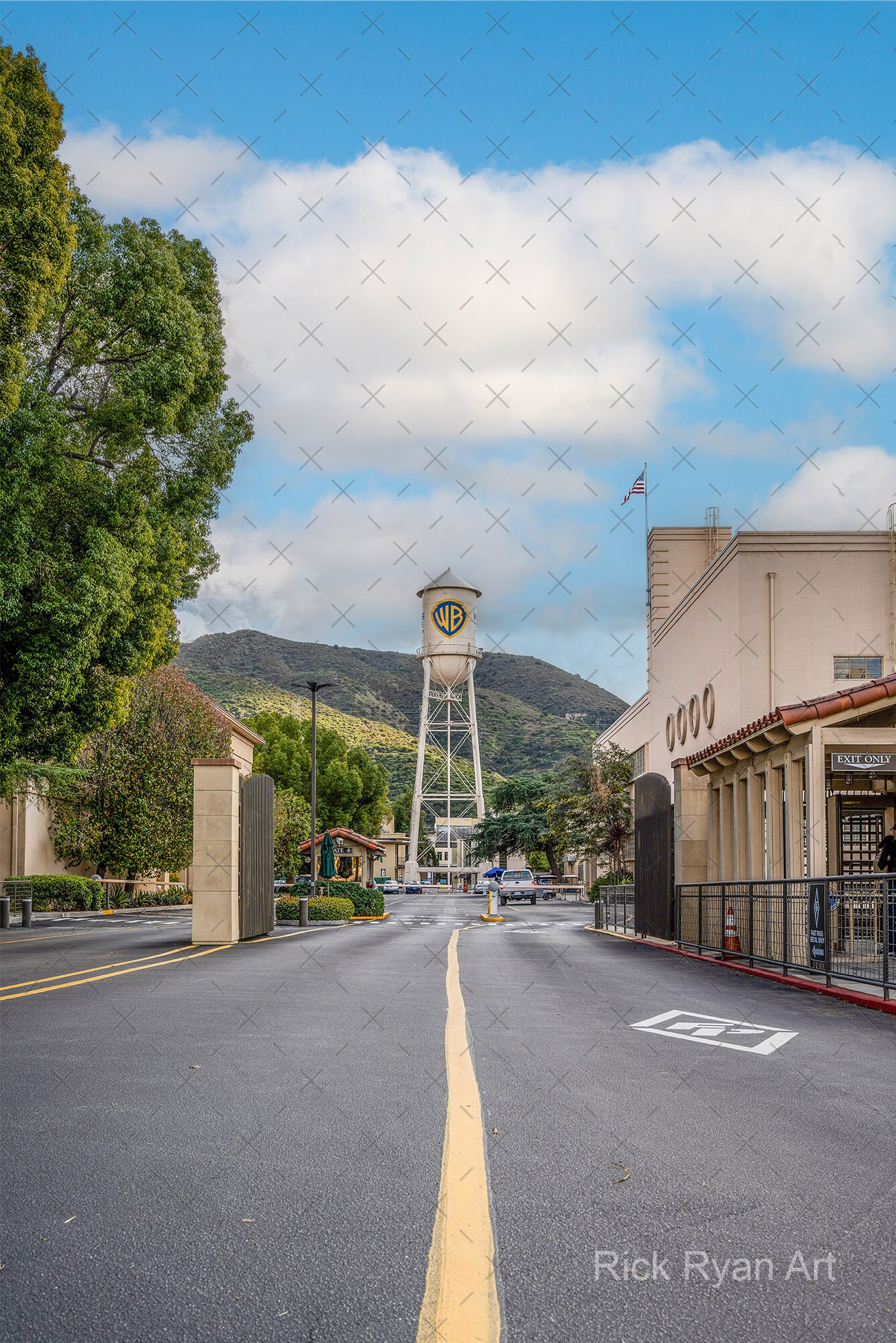 Warner Bros Print | Movie Studios Print, Los Angeles Wall Art Print ...