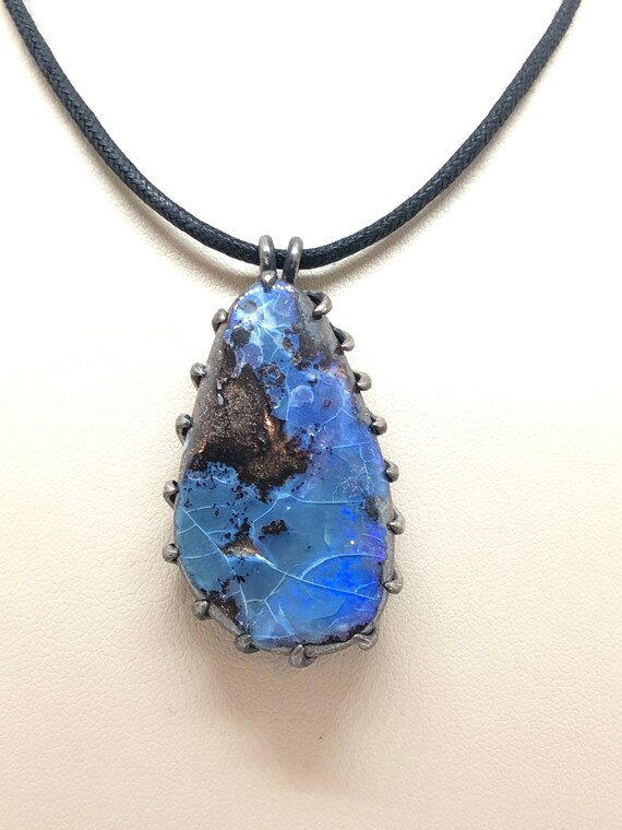 3 stone silver matrix - Gem