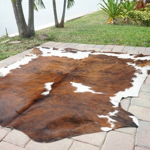 Rodeo Natural Tricolor Cowhide Rug Size M/L/XL APPROX 5x6/6x7/7x7 FT - Etsy