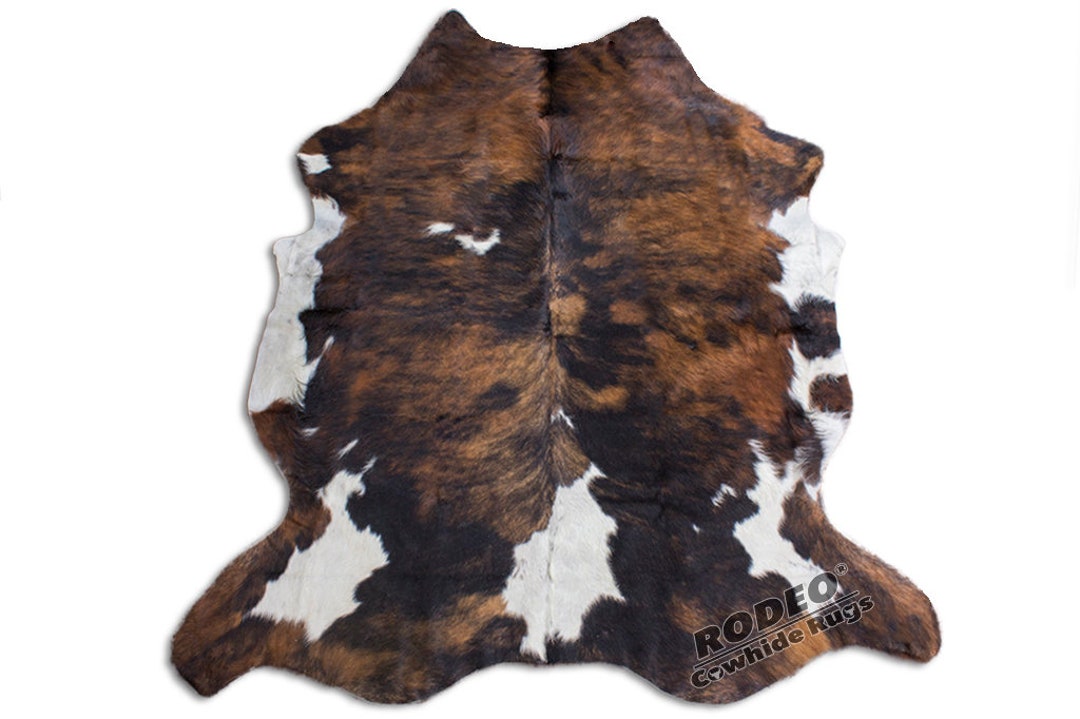 Rodeo Natural Tricolor Cowhide Rug Size M/L/XL APPROX 5x6/6x7/7x7 FT - Etsy