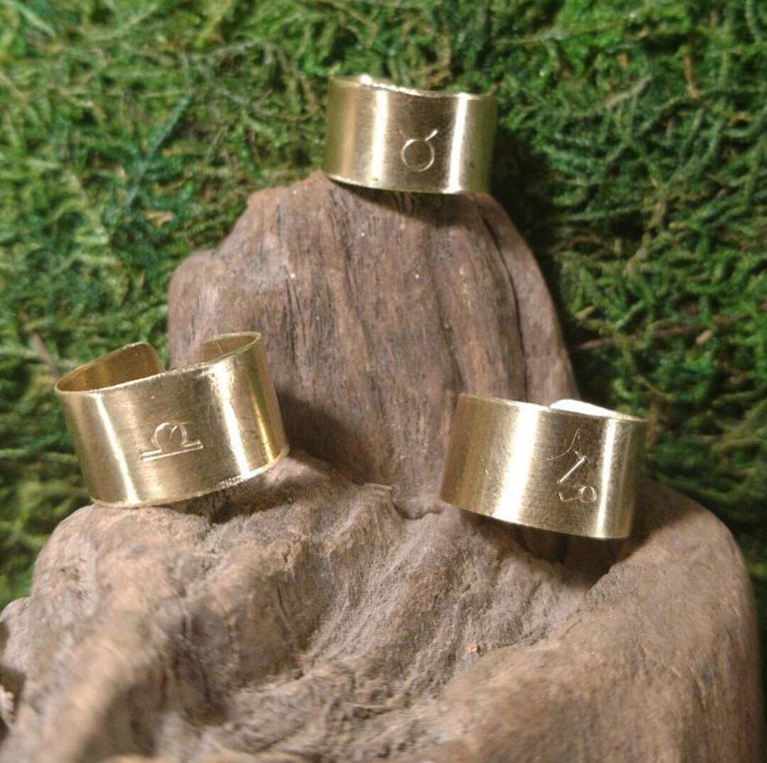 Zodiac Symbol Rings - Etsy