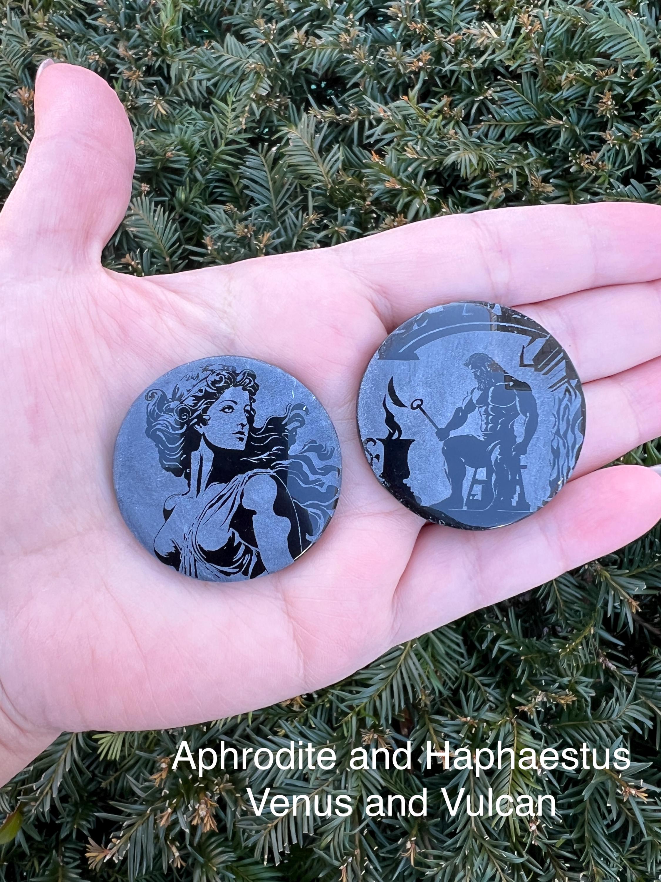 Greek/roman Deity Mini Scrying Mirrors - Etsy