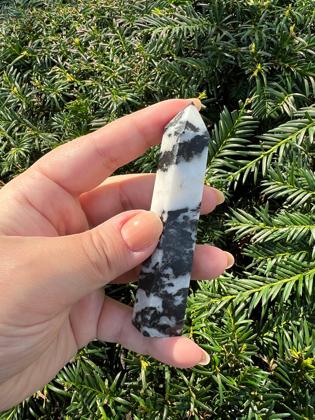 Zebra Stone Towers || Choose Your Own Crystal! - Etsy