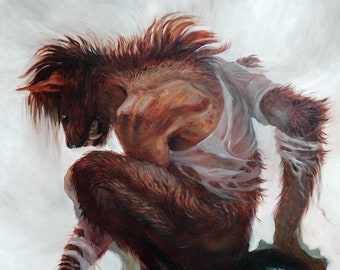PRINT Werewolf Transformation - Etsy