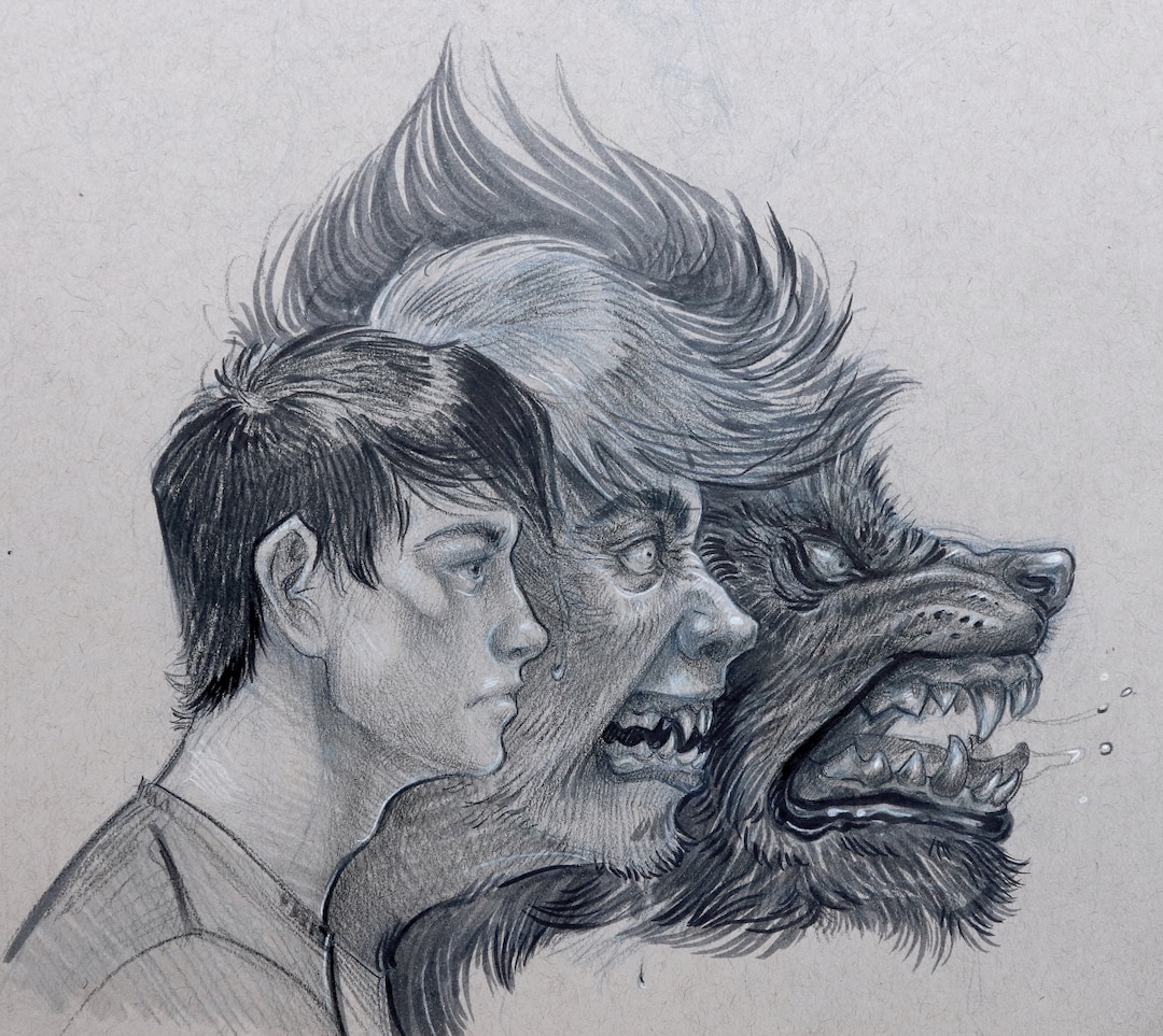 PRINT - Werewolf Transformation - Etsy