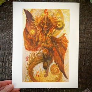 PRINT - Gold Dragon / Periodic Table of Dragons / Wall Art Decor - Etsy
