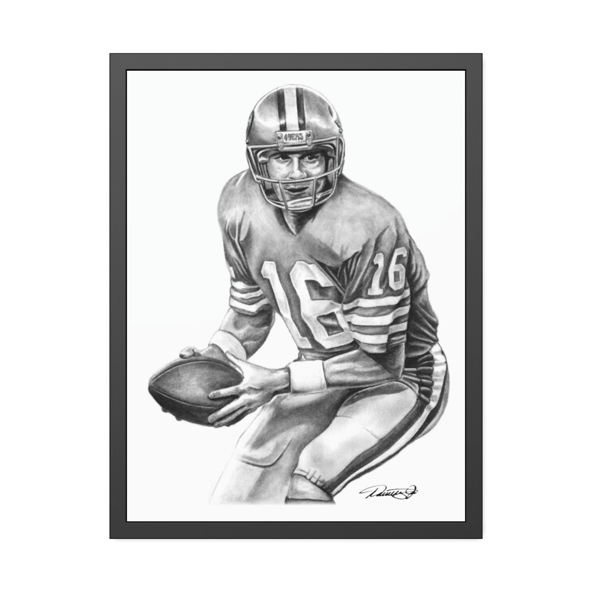 Paper Posters Joe Montana San Francisco 49ers Forty-niners Original ...