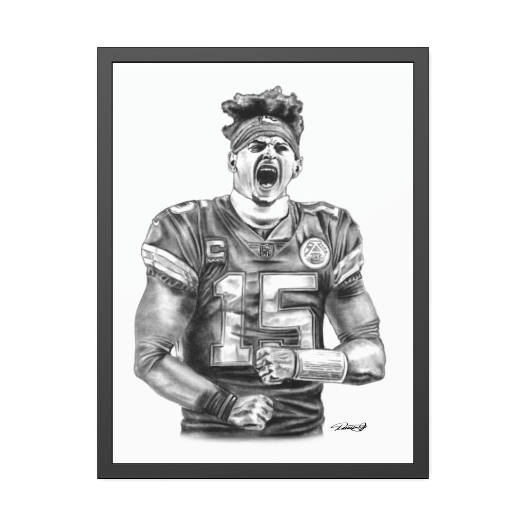 Paper Posters Patrick Mahomes 2 Kansas City Chiefs Original Artwork ...