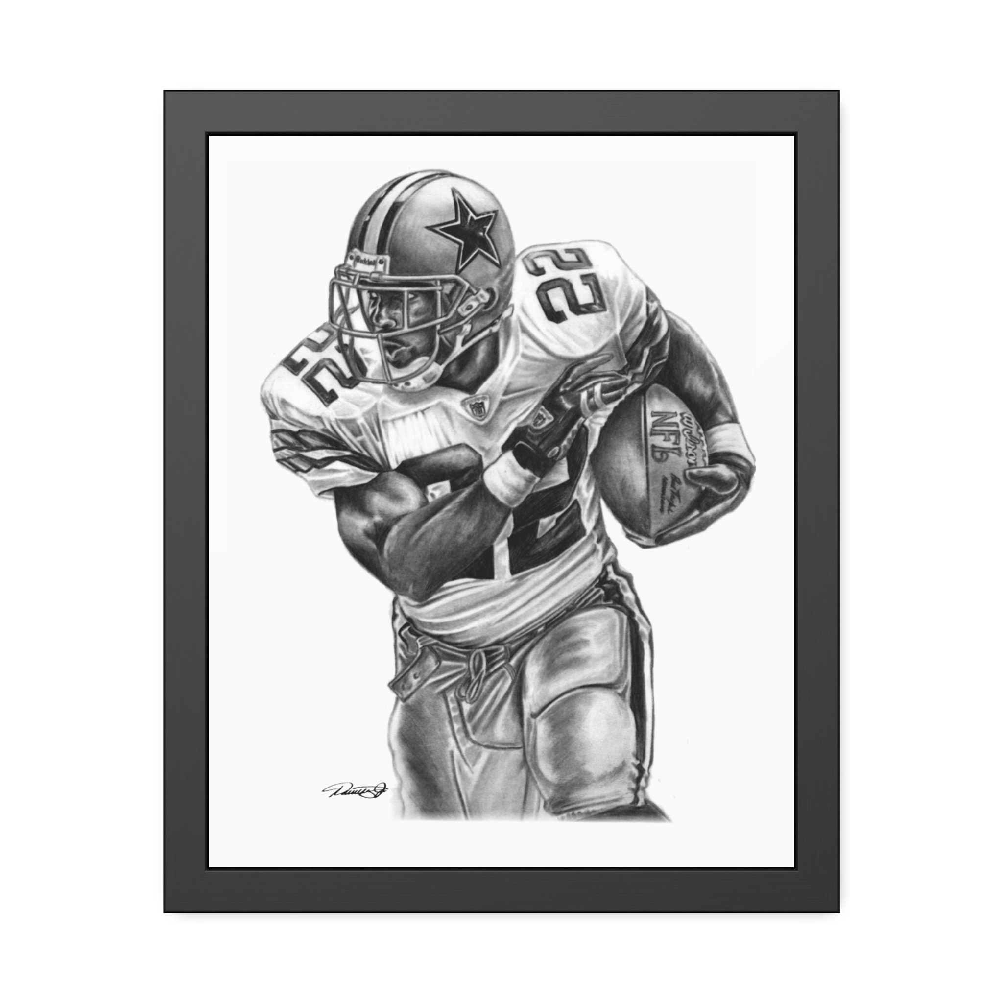 Paper Posters Tony Romo Dallas Cowboys Original Artwork From Dantel Art ...