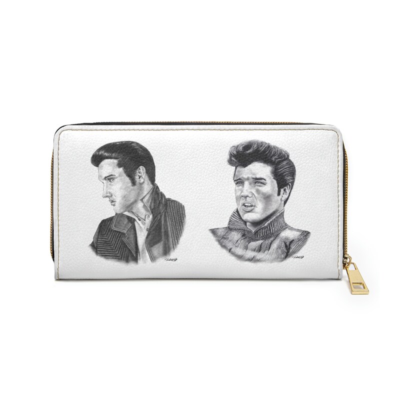 Zipper Wallet Elvis Presley King of Rock and Roll Original Music ...