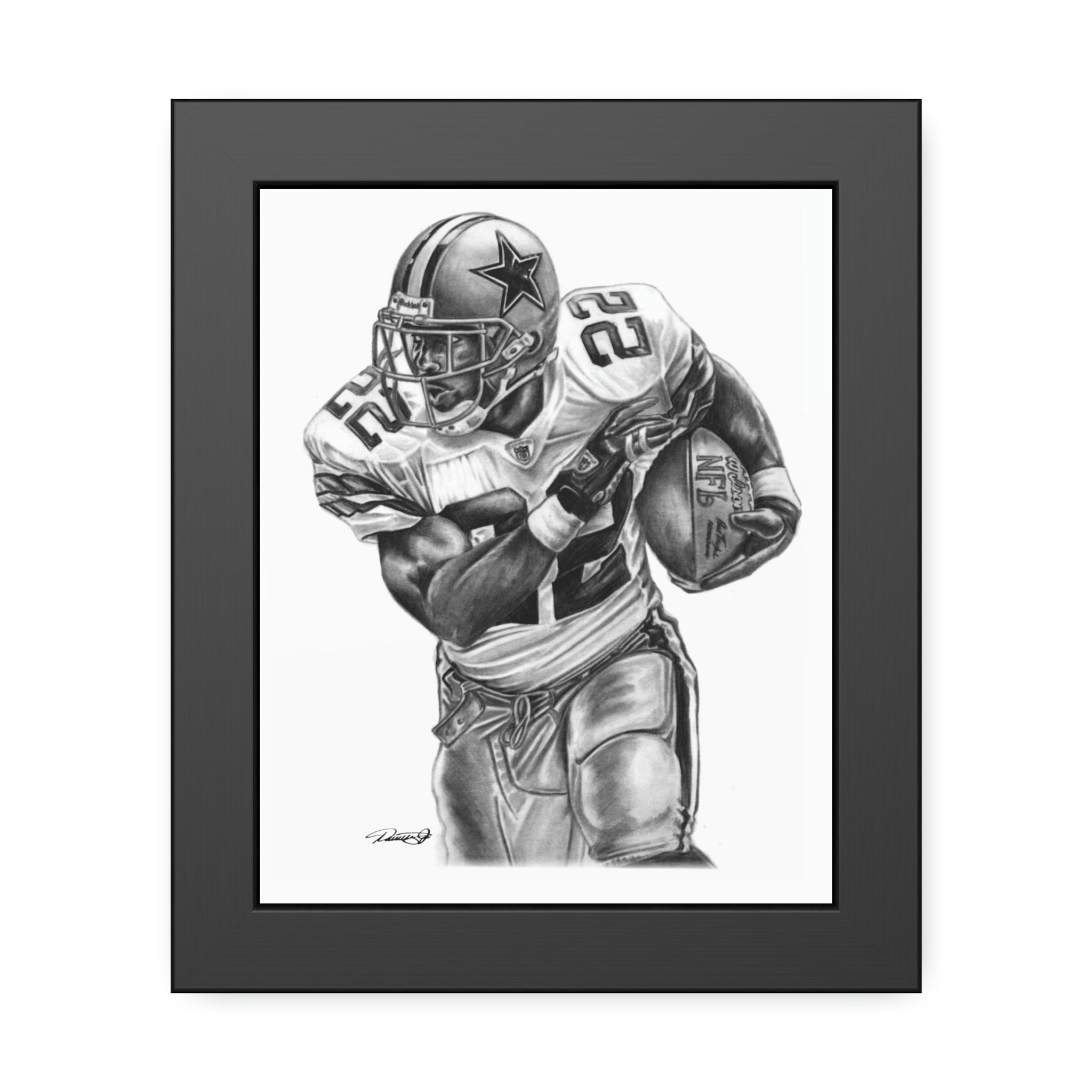 Paper Posters Tony Romo Dallas Cowboys Original Artwork From Dantel Art ...