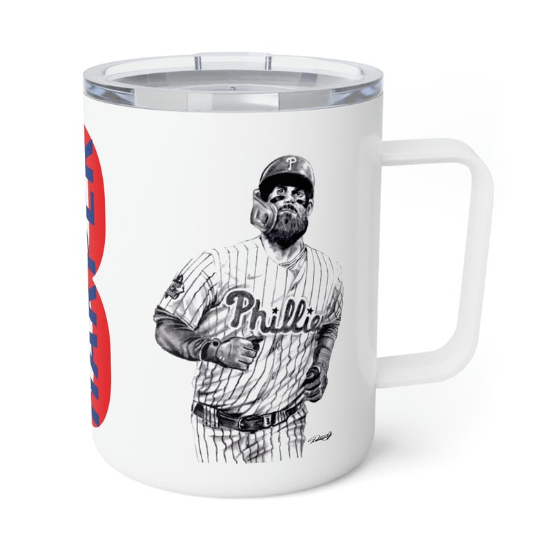 Insulated Coffee Mug, 10oz Bryce Harper Philadelphia Phillies Original ...