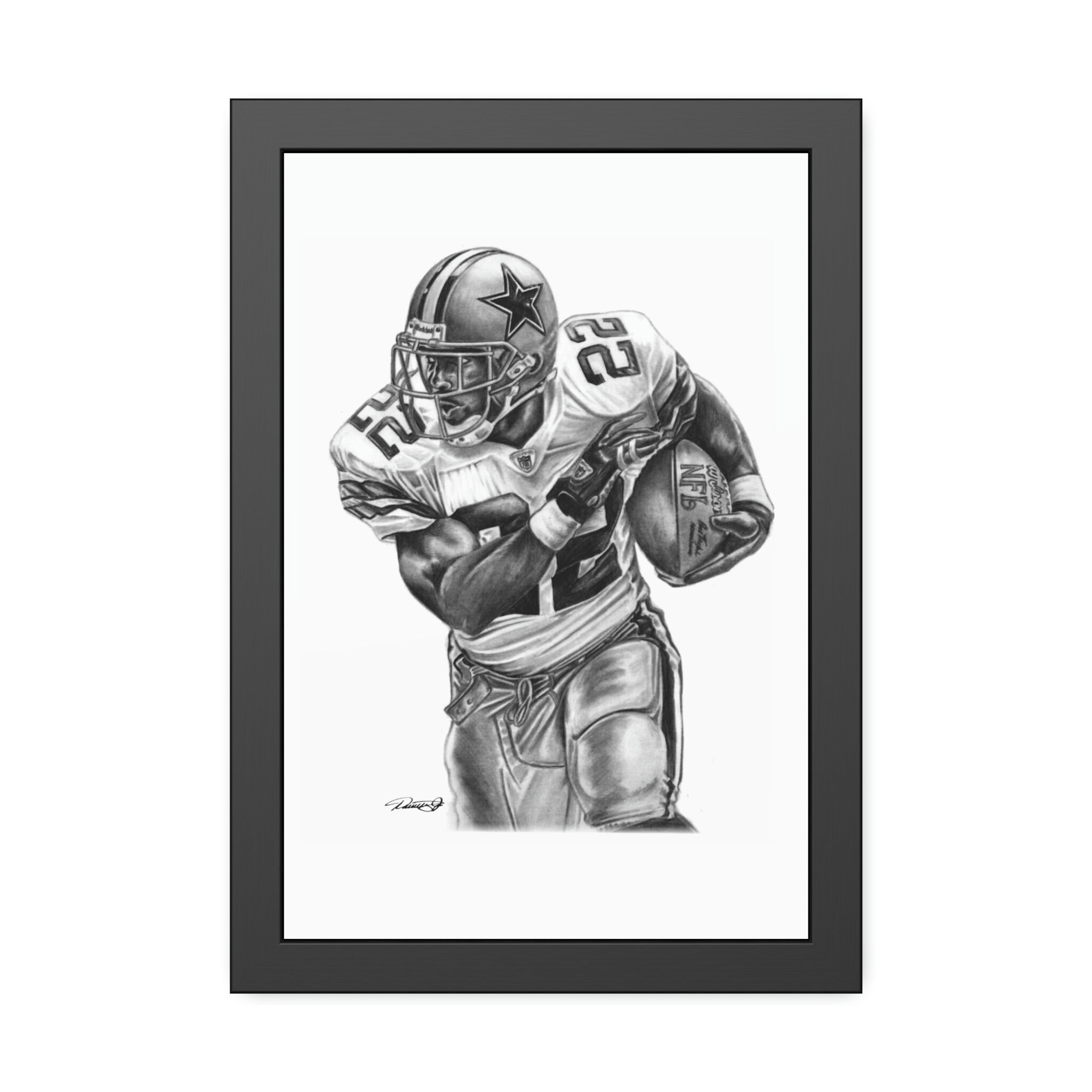 Paper Posters Tony Romo Dallas Cowboys Original Artwork From Dantel Art ...