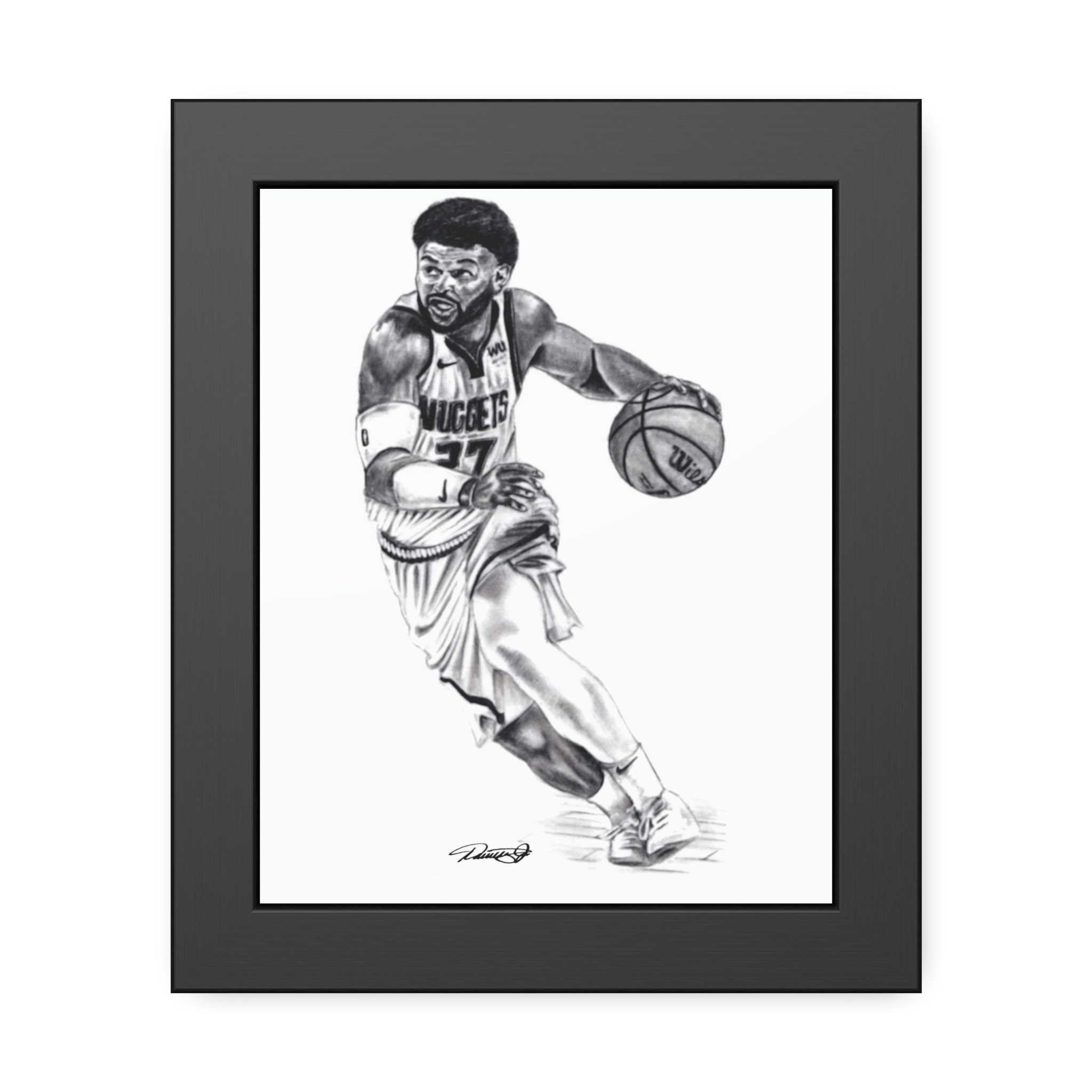 Paper Posters Jamal Murray Denver Nuggets Original Artwork - Etsy